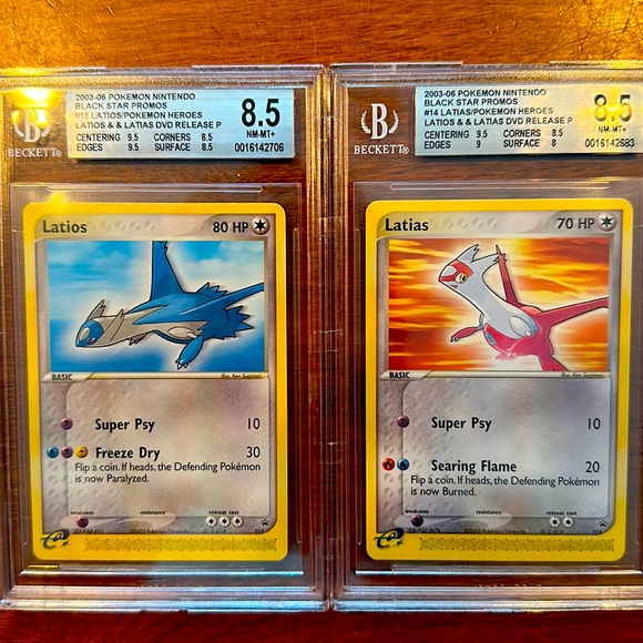 Other | Beckett 85 2032006 Latios And Latias Black Star Promo Pokmon ...